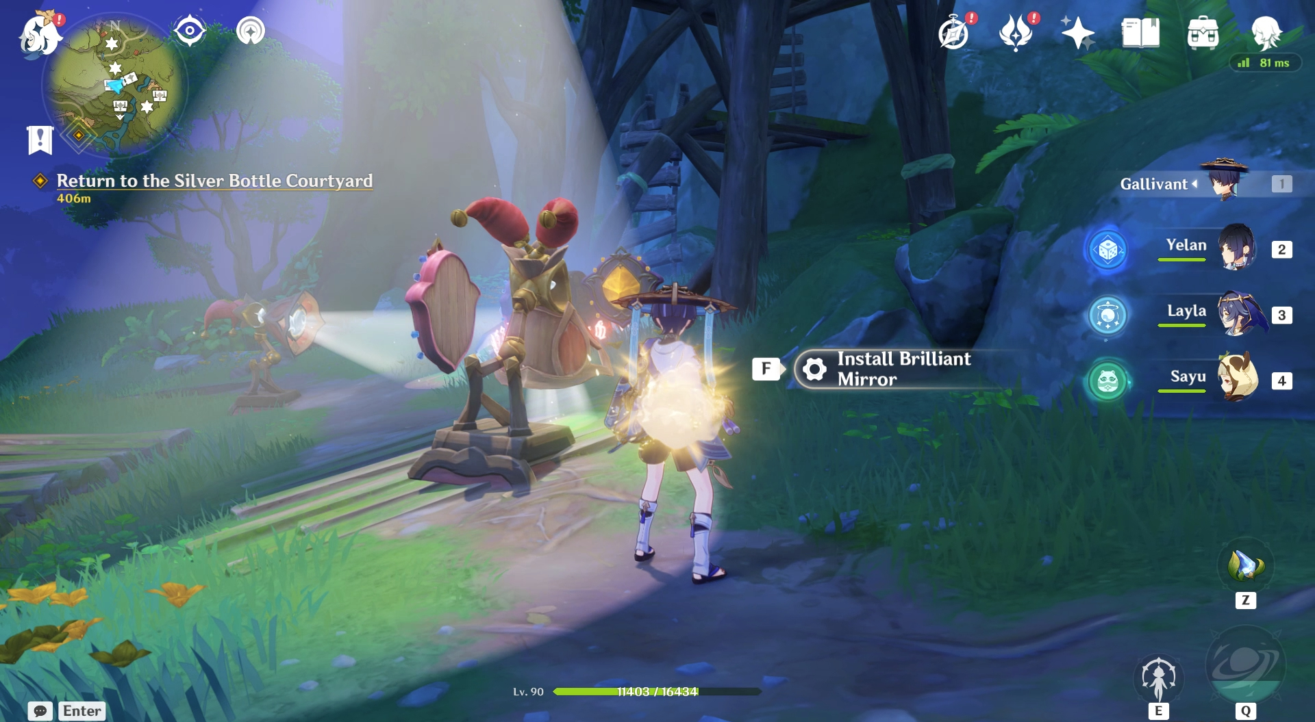 Genshin Impact | Gleaming Lamp And Brilliant Mirror Locations & How To Solve Guide - GameWith