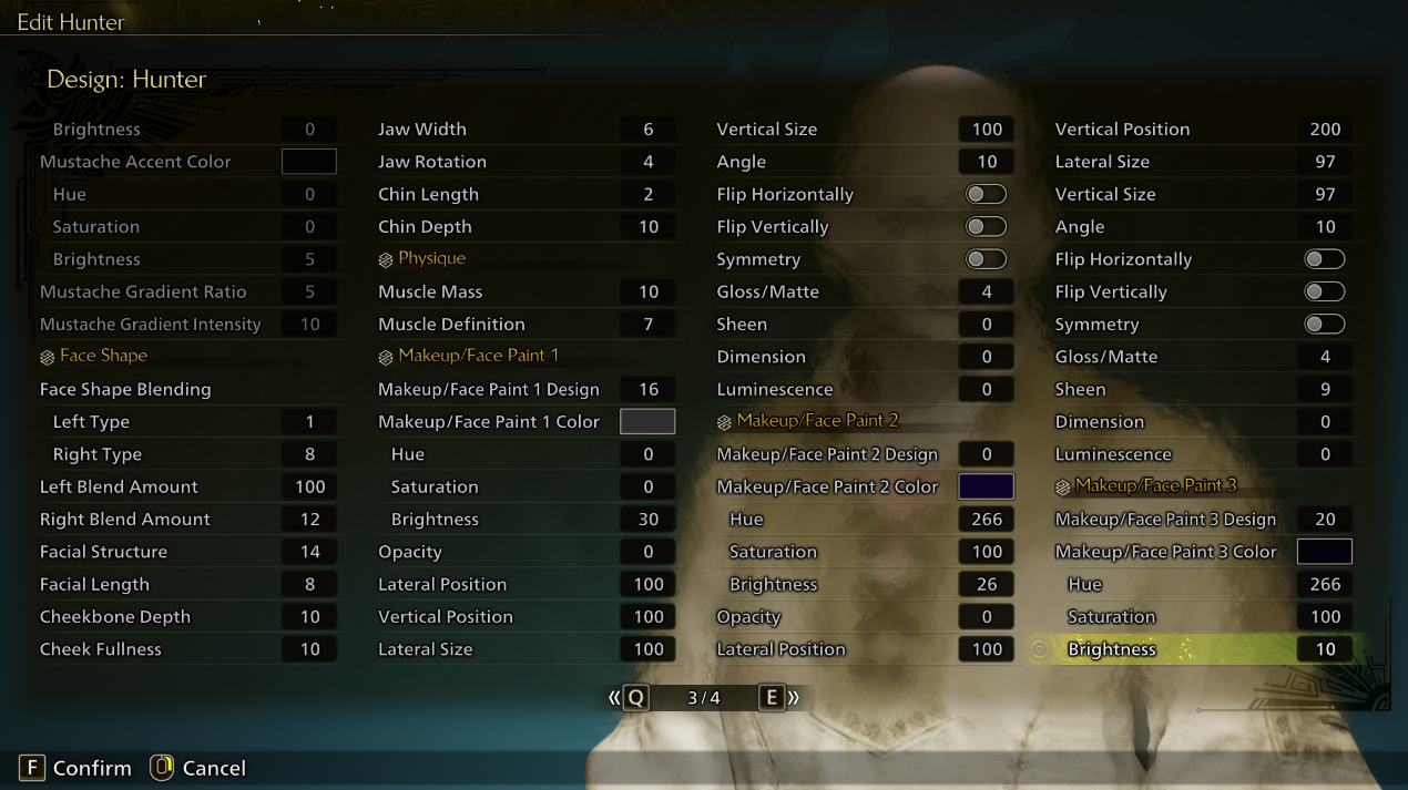 MH Wilds | Female & Male Character Creation Presets Recipes | Monster ...