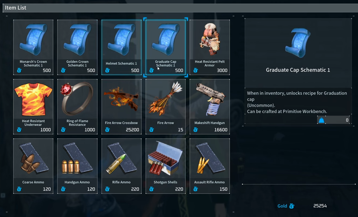 Palworld | Graduation Cap Schematic - How To Get - GameWith