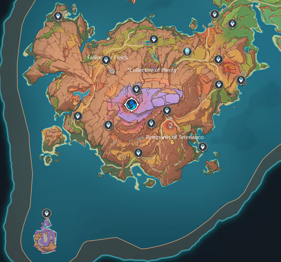 Genshin Impact | Atocpan Area Guide Map & Features - GameWith