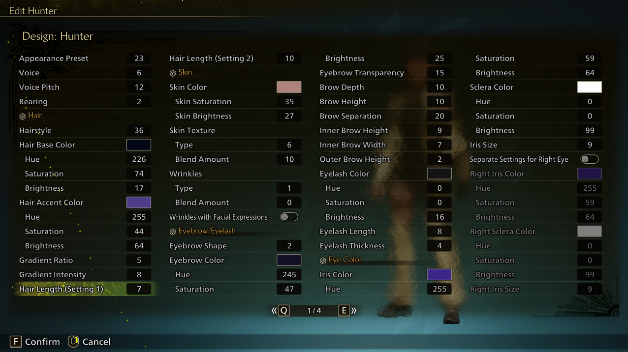 MH Wilds | Female & Male Character Creation Presets Recipes | Monster ...