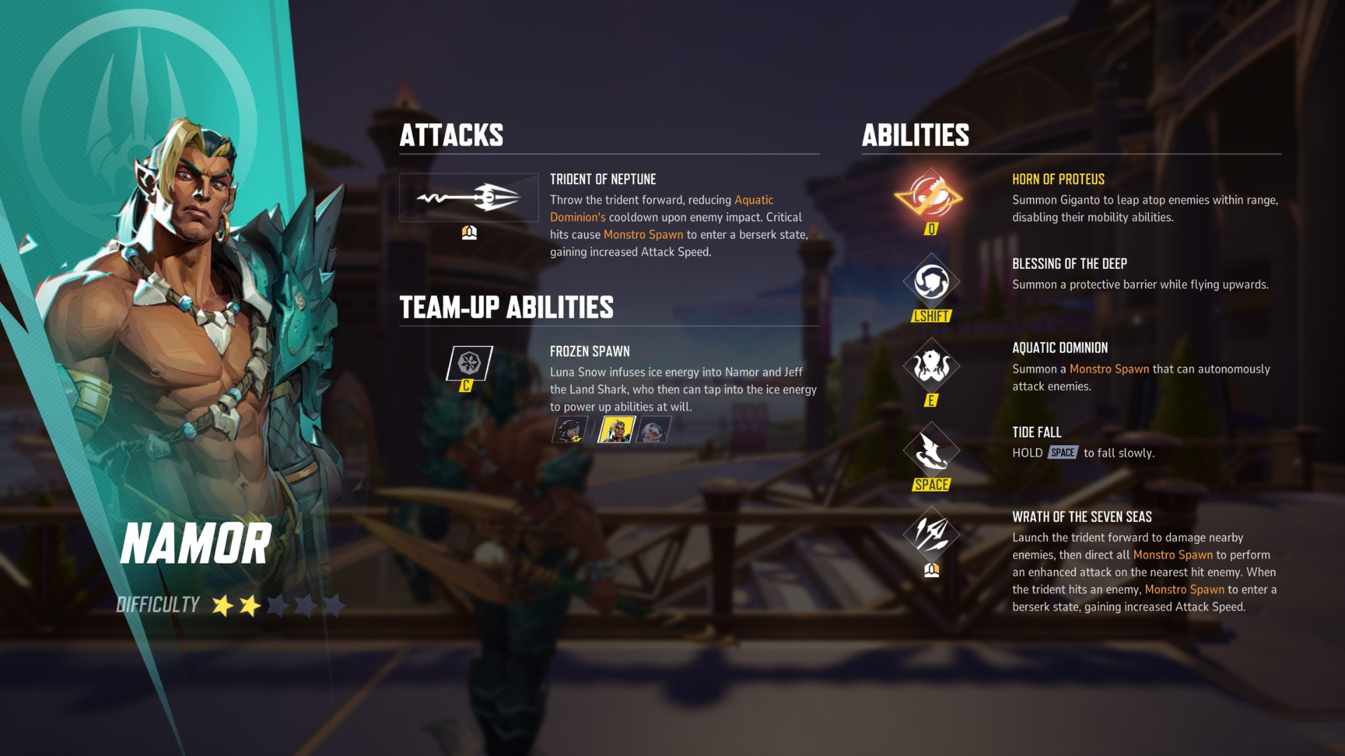 Marvel Rivals | Namor Guide: How to Play, Abilities, Tier Rank and ...