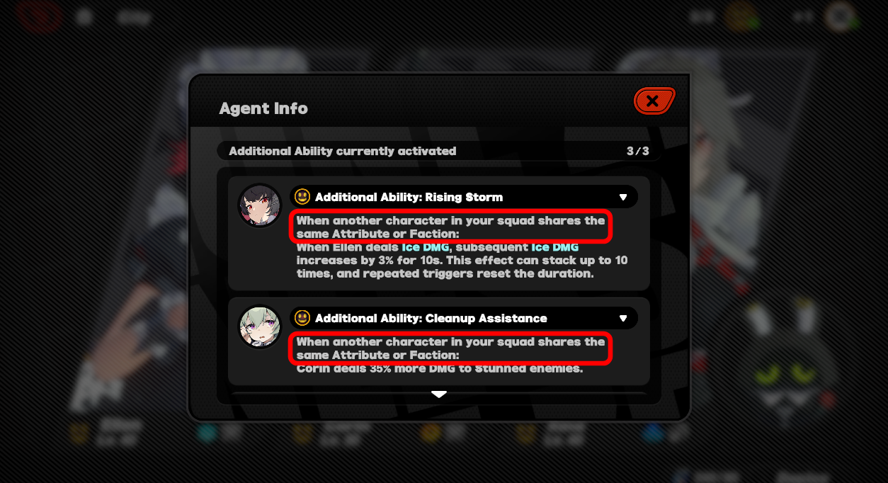 Faction Buffs Guide - Additional Abilities | Zenless Zone Zero (ZZZ ...