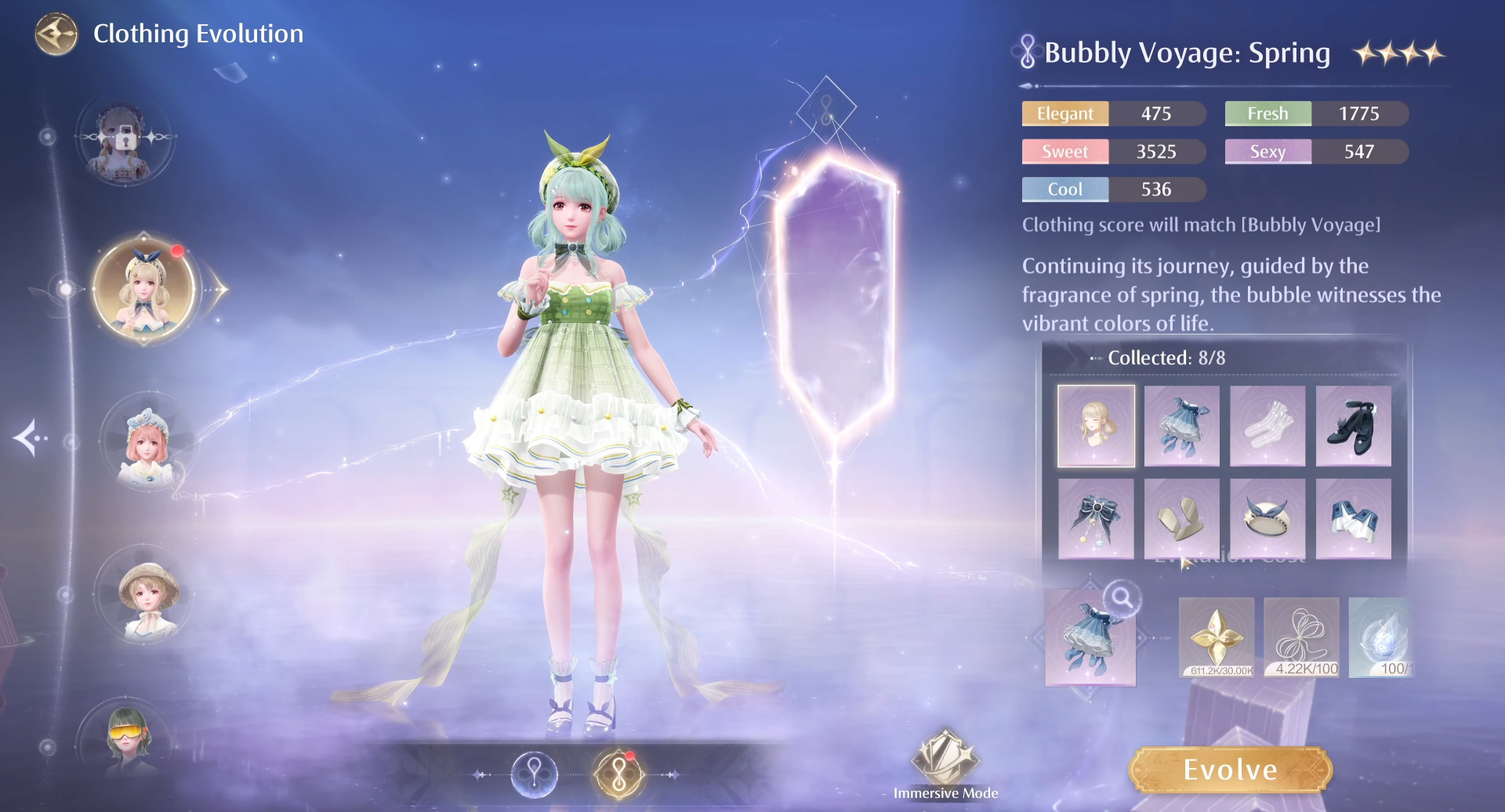 Infinity Nikki | Evolution - How To Evolve Outfit & Effects - GameWith