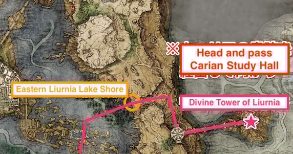 Elden Ring | Liurnia Map & Bosses Guide - GameWith