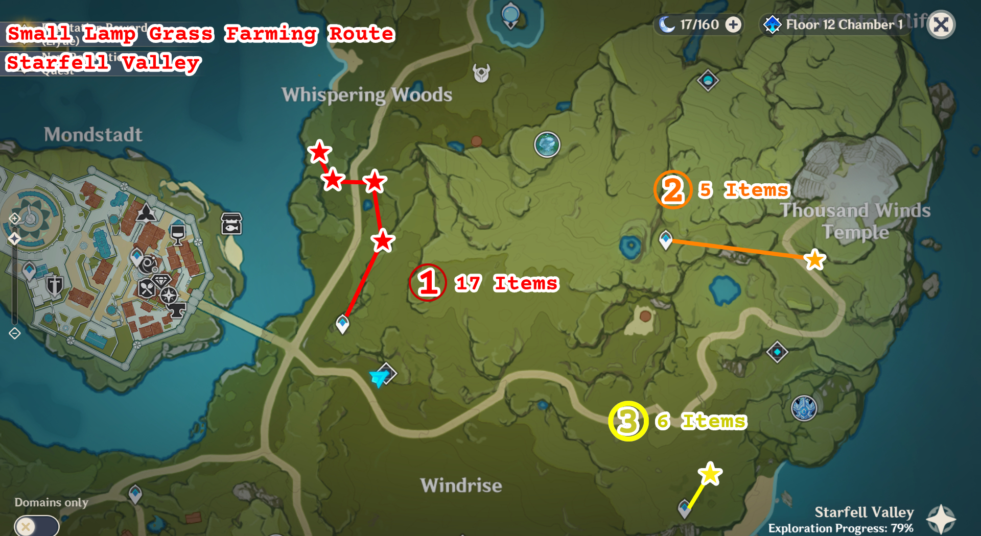 Genshin Impact | Small Lamp Grass Location & Farming Route - GameWith