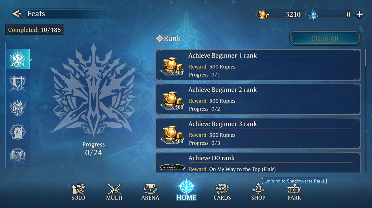 Shadowverse: Worlds Beyond | Ranked Match - Season 1 Schedule and ...