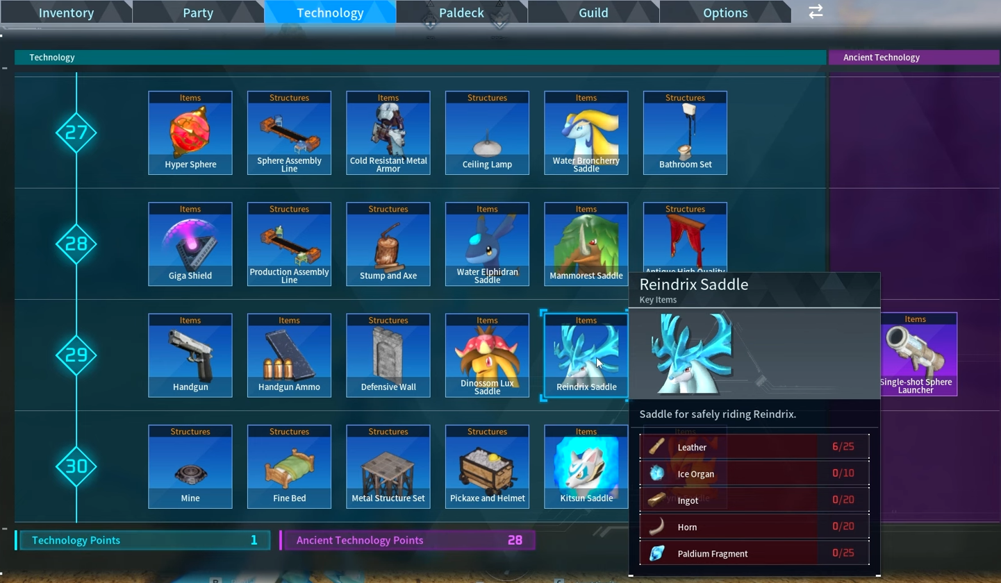 Palworld | Reindrix Saddle - How To Get - GameWith