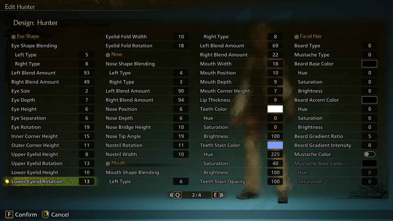 MH Wilds | Female & Male Character Creation Presets Recipes | Monster ...