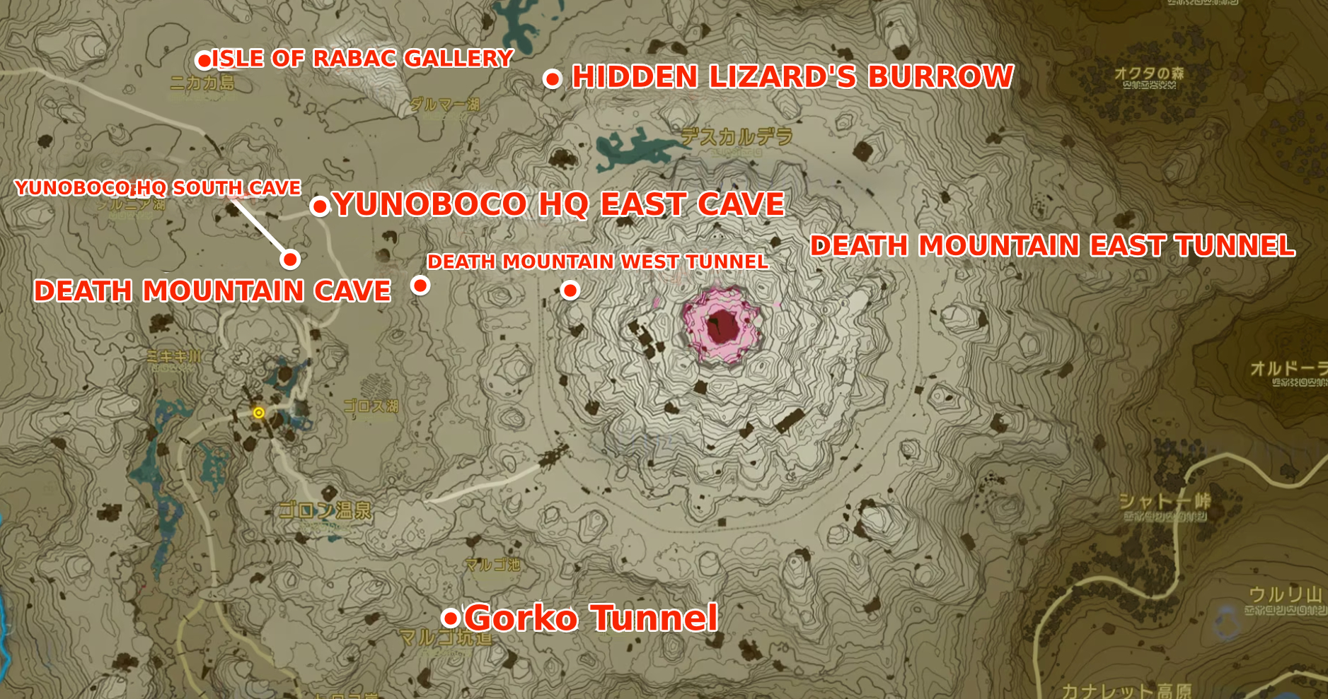 TotK | Death Mountain Guide: How To Go & Things To Do | Zelda Tears Of ...