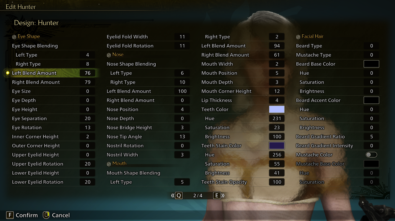 MH Wilds | Female & Male Character Creation Presets Recipes | Monster ...