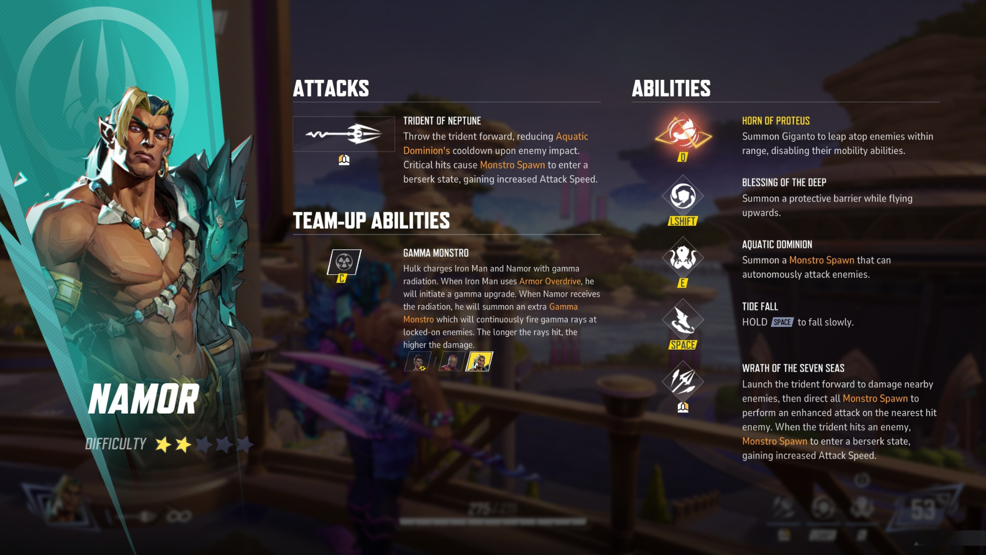 Marvel Rivals | Namor Guide: How to Play, Abilities, Tier Rank and ...