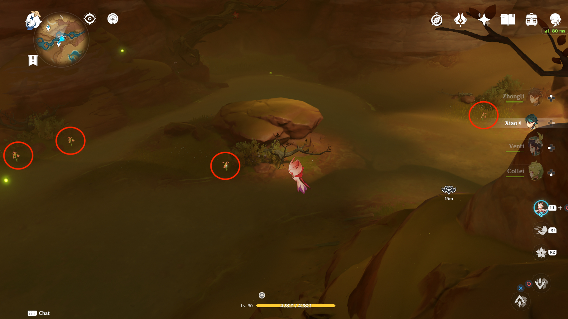 Genshin Impact | Mourning Flower Location & Farm Routes - GameWith