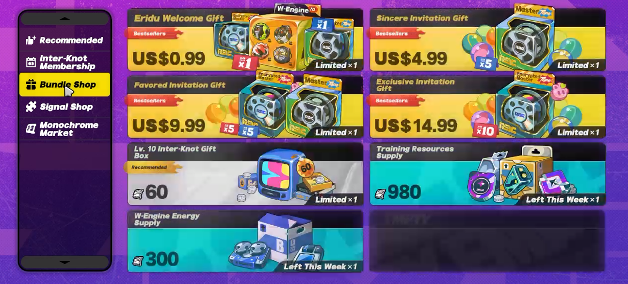 Microtransactions Guide - Best Items to Purchase | Zenless Zone Zero ...