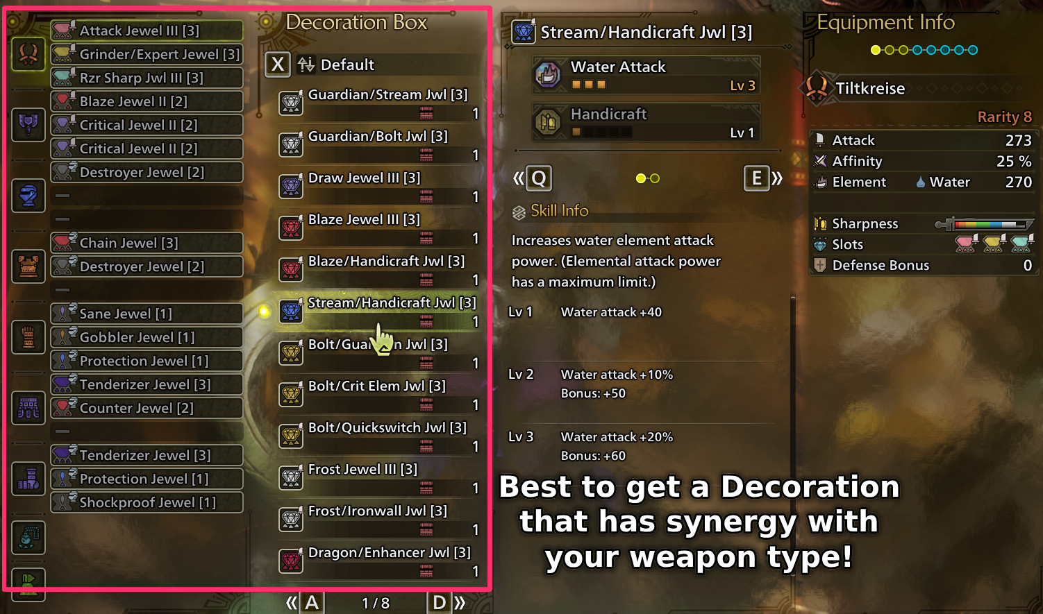 MH Wilds | Best Decorations Per Weapon | Monster Hunter Wilds - GameWith