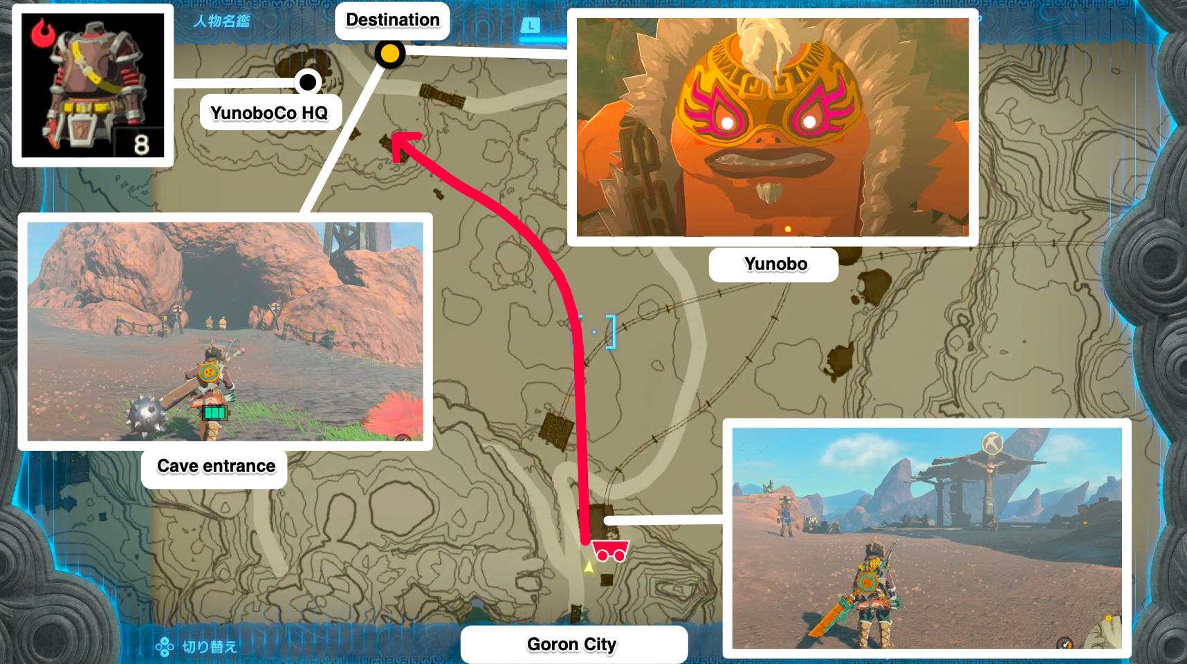 TotK | Yunobo Of Goron City Walkthrough | Zelda Tears Of The Kingdom - GameWith