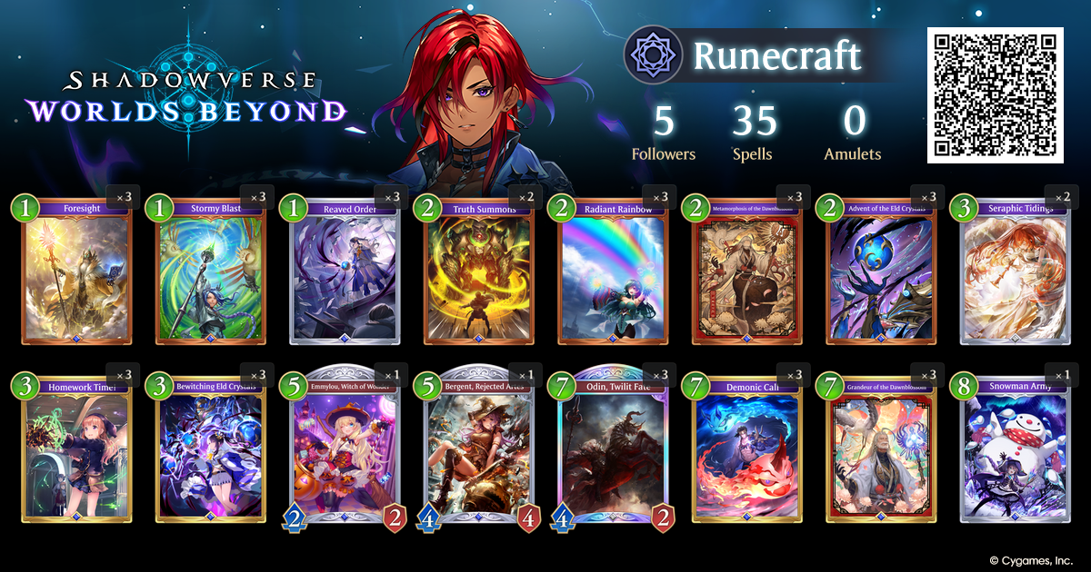 Shadowverse: Worlds Beyond | Ara OTK Runecraft - Best Deck Recipe ...