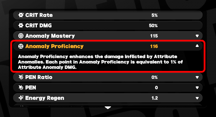Anomaly Proficiency Stat - How To increase Effects & DMG? | Zenless Zone Zero (ZZZ) - GameWith