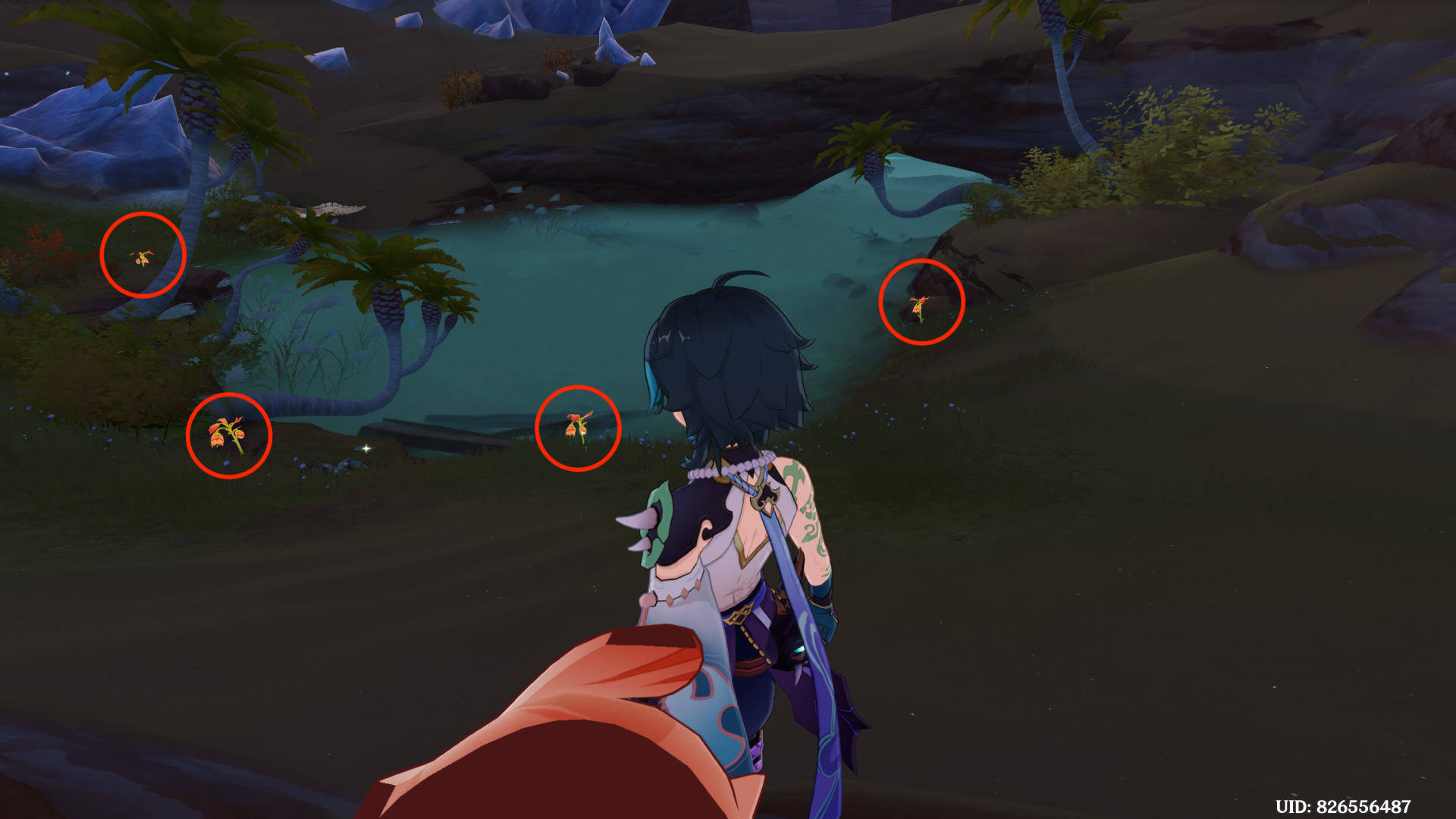 Genshin Impact | Mourning Flower Location & Farm Routes - GameWith