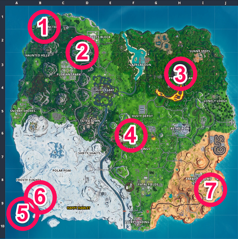 Fortnite | No Dancing Sign Locations (Season 10) - GameWith