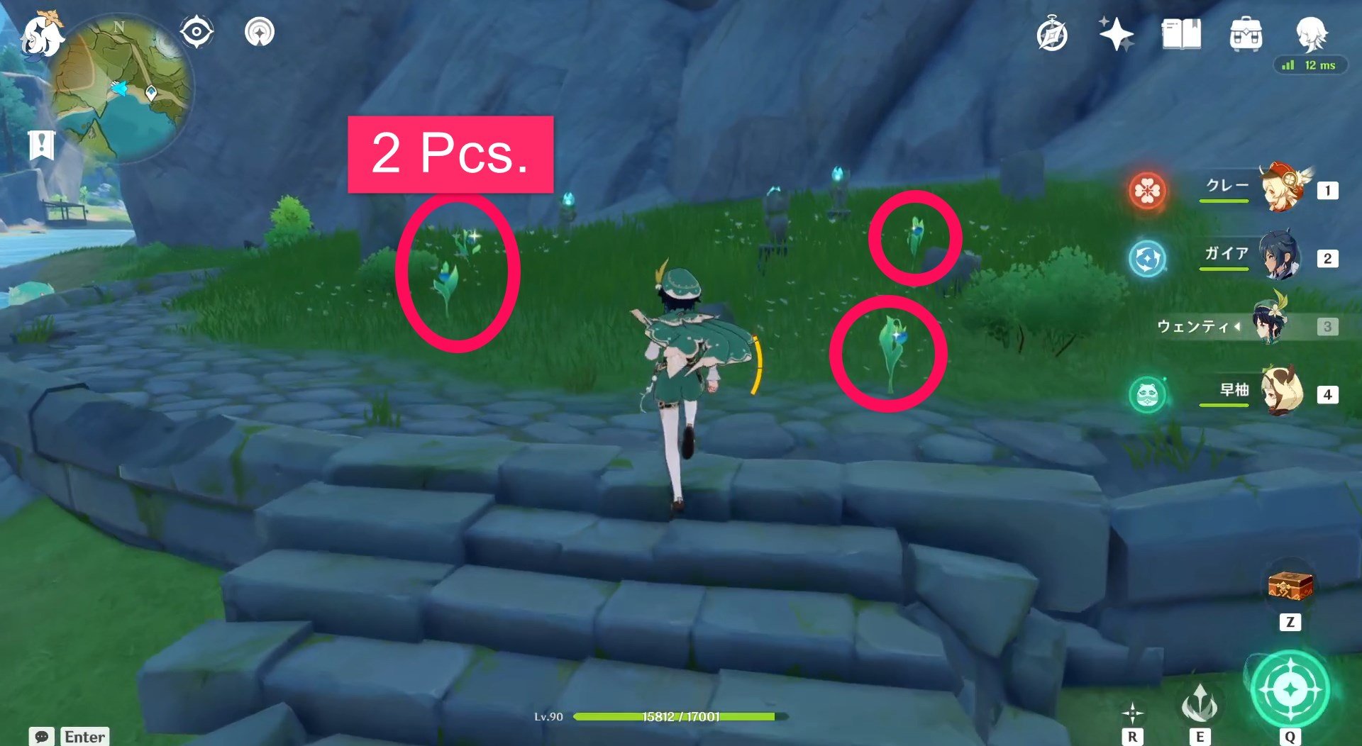 Genshin Impact | Small Lamp Grass Location & Farming Route - GameWith