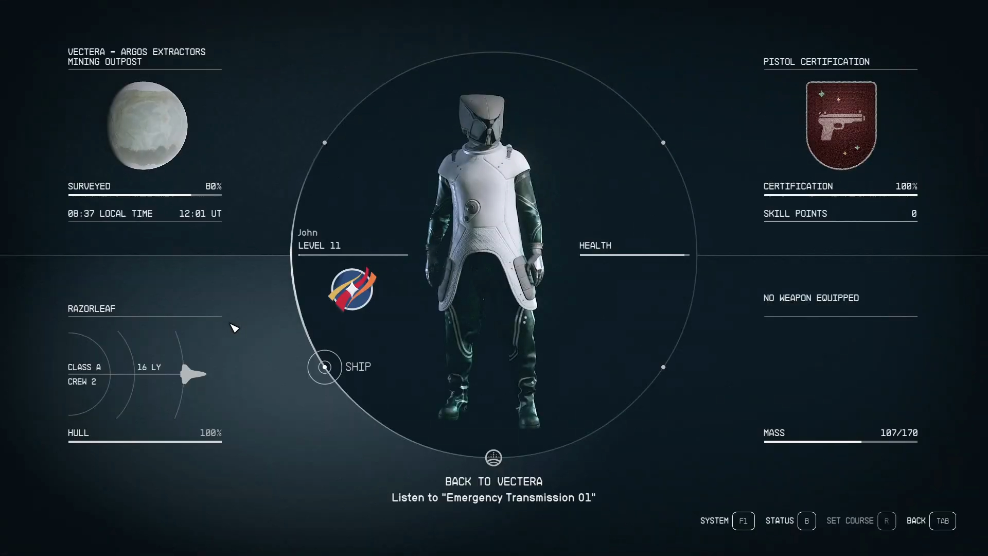 Starfield | Back To Vectera - Main Constellation Mission Walkthrough ...