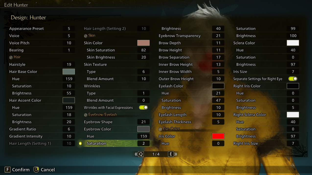 MH Wilds | Female & Male Character Creation Presets Recipes | Monster ...