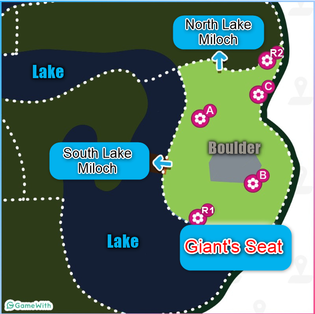 Giant's Seat Map - Den & Location | Pokemon Sword Shield - GameWith