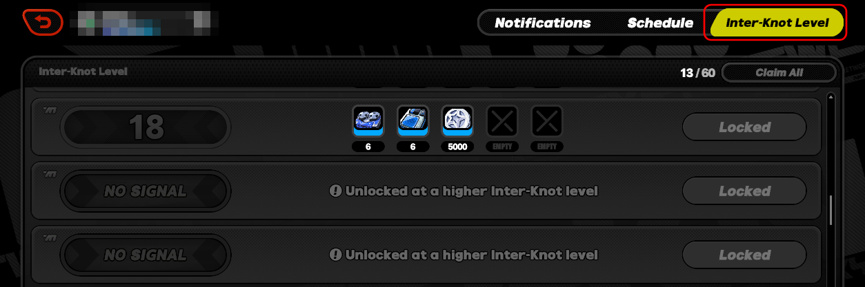How To Increase Inter-Knot Level Fast - XP Farming | Zenless Zone Zero ...