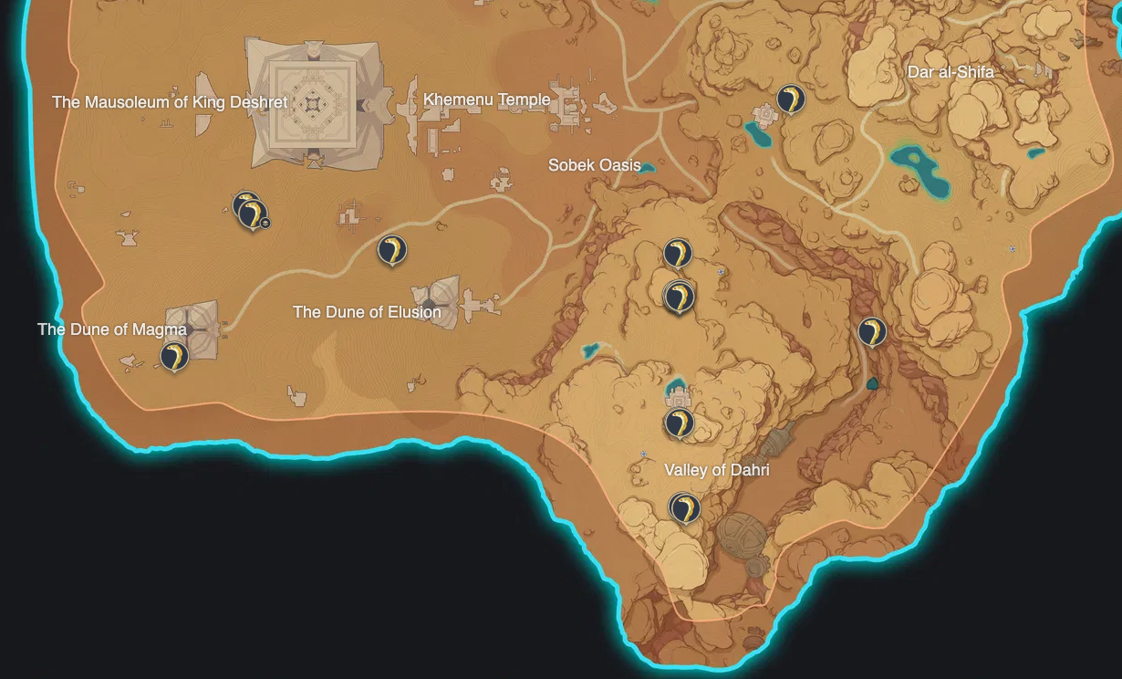 Genshin Impact | Quicksand Unagi Location & How To Catch - GameWith