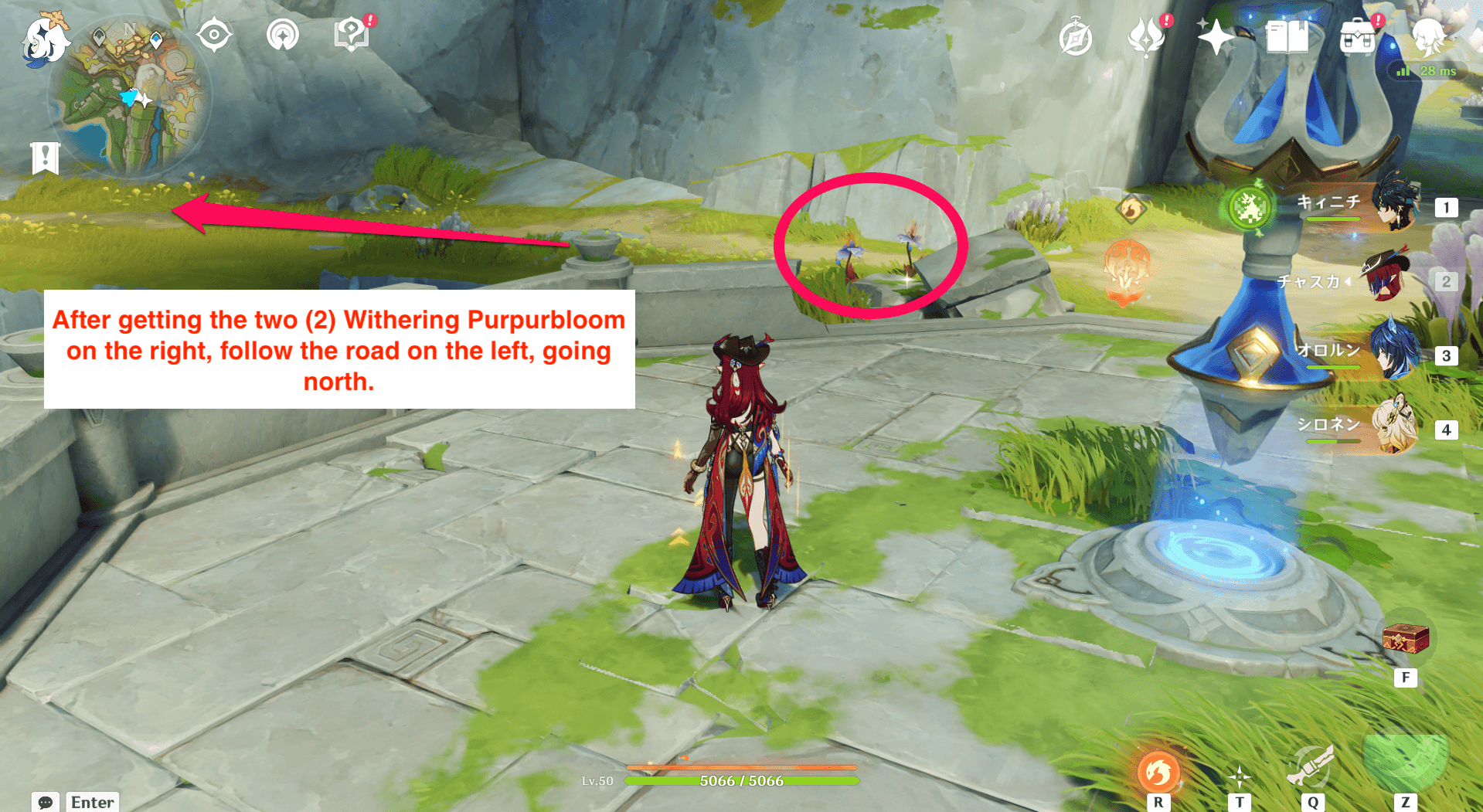 Genshin Impact | Withering Purpurbloom Location & How To Get - GameWith