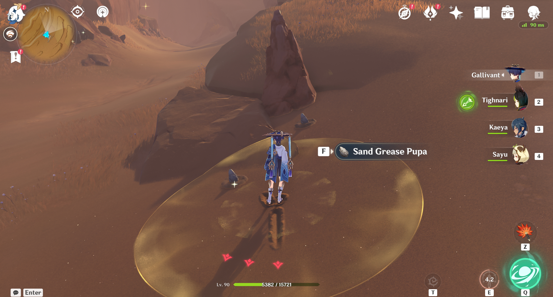 Genshin Impact | Sand Grease Pupa Location & Farm Routes - GameWith