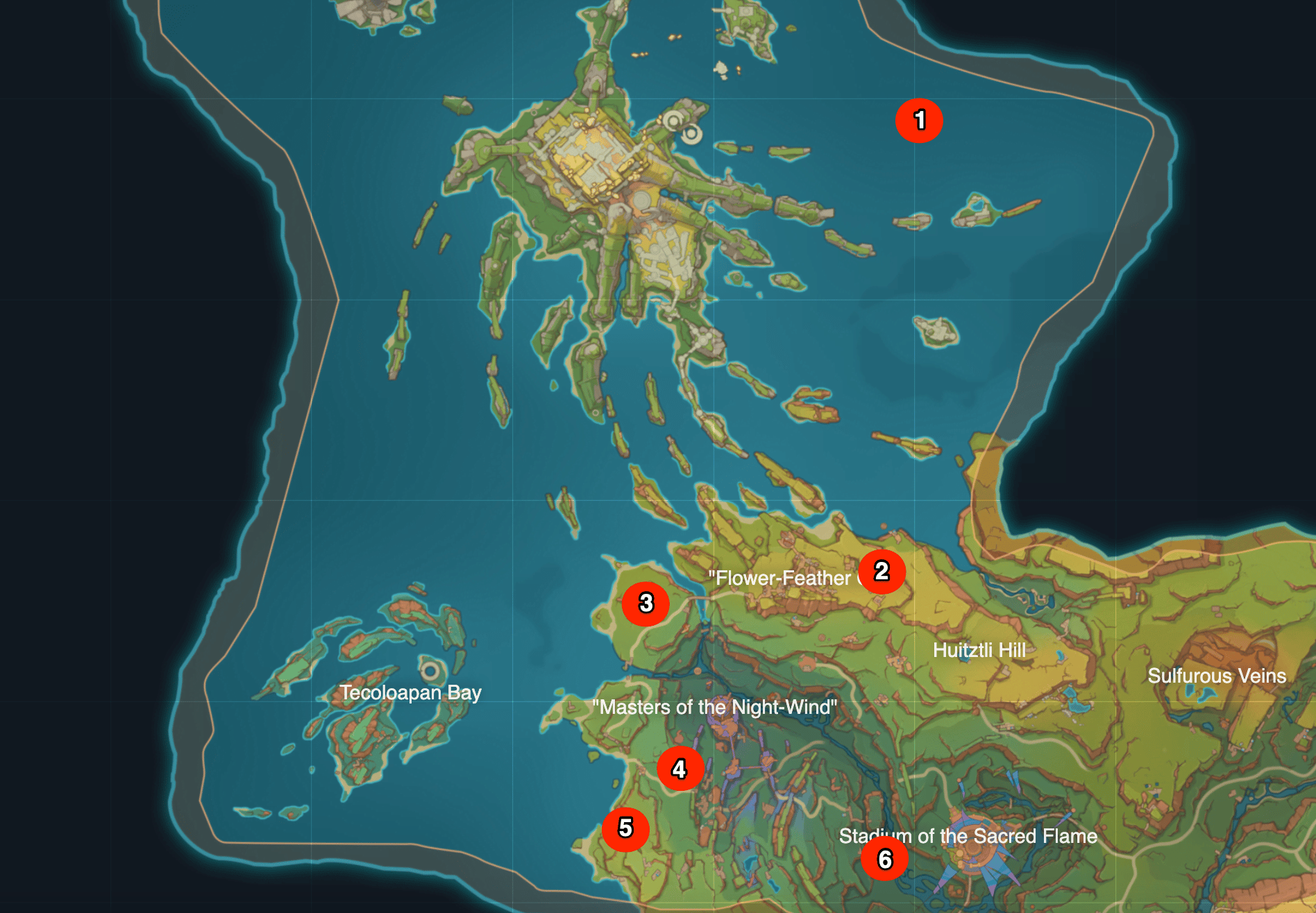 Genshin Impact | Natlan Local Legends - Map & Locations - GameWith