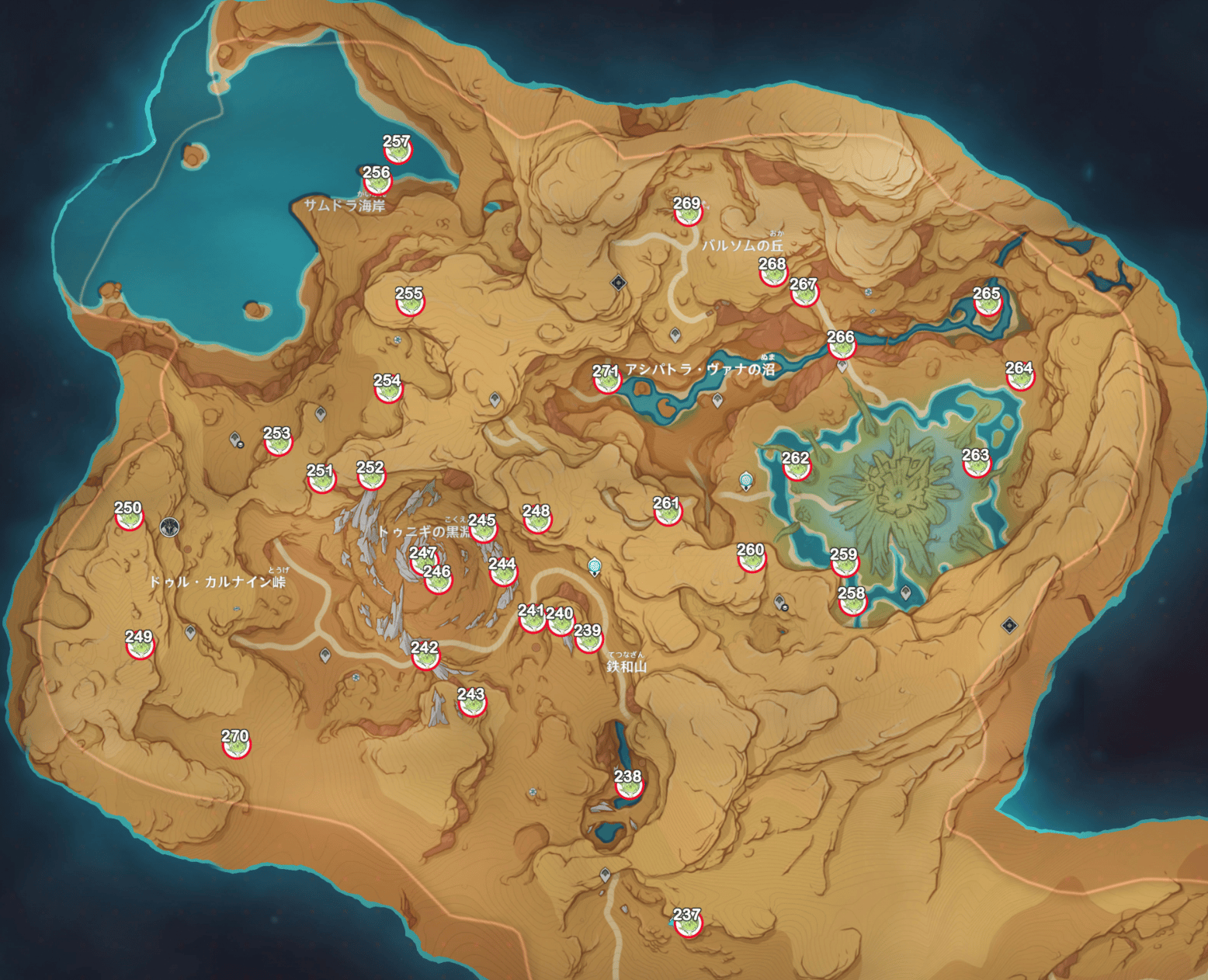 Genshin Impact | Oculus Map Location Guide - GameWith
