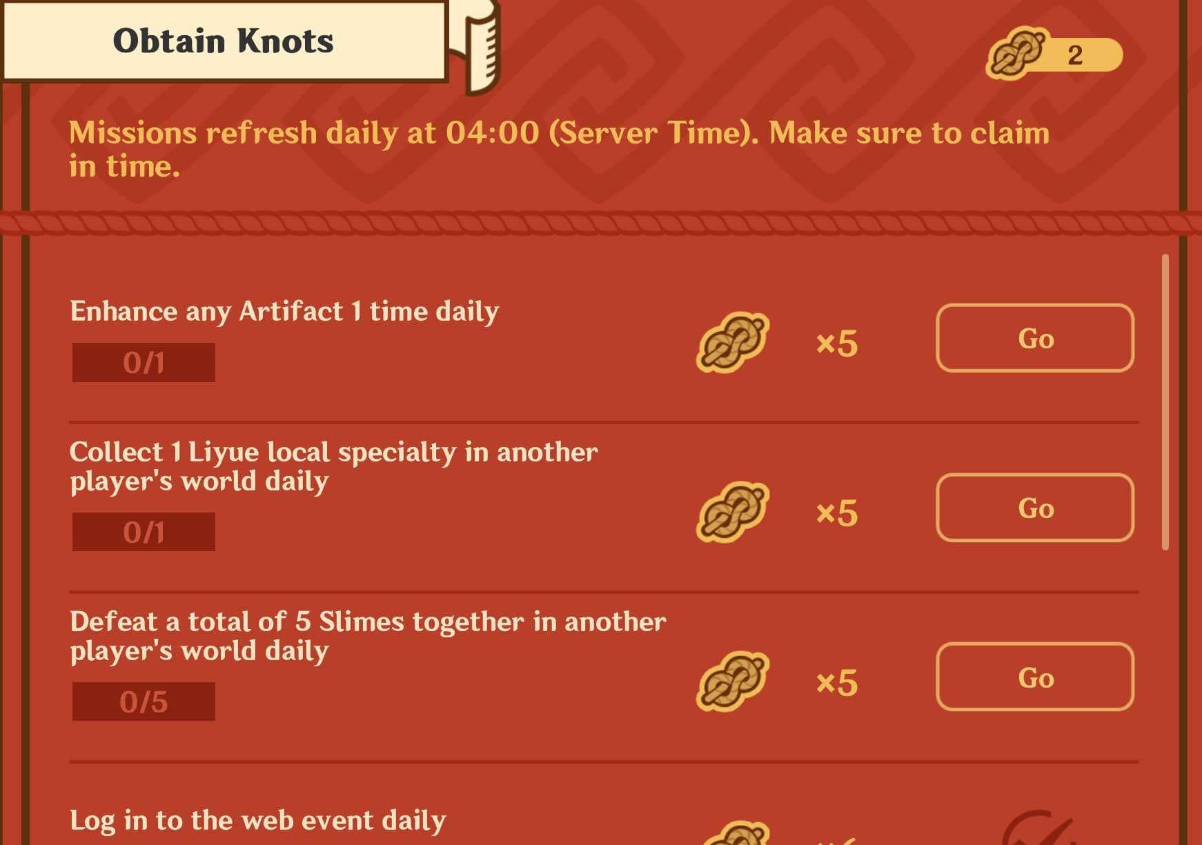 Genshin Impact | Rattan Immortals Web Event Guide - GameWith