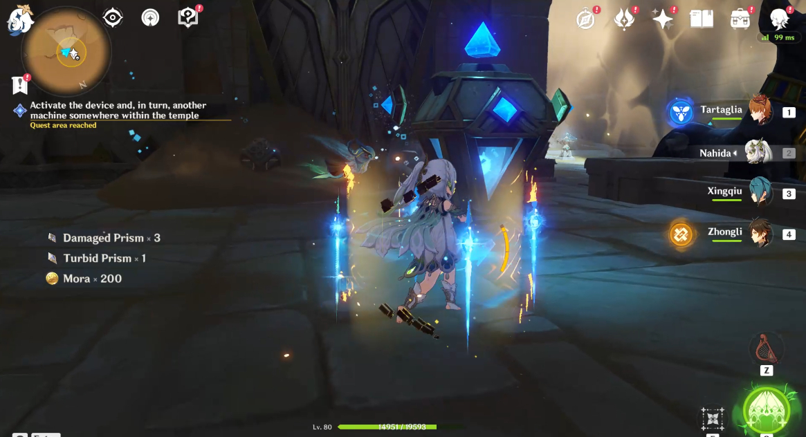 Genshin Impact | The Temple Where Sand Flows Like Tears World Quest ...