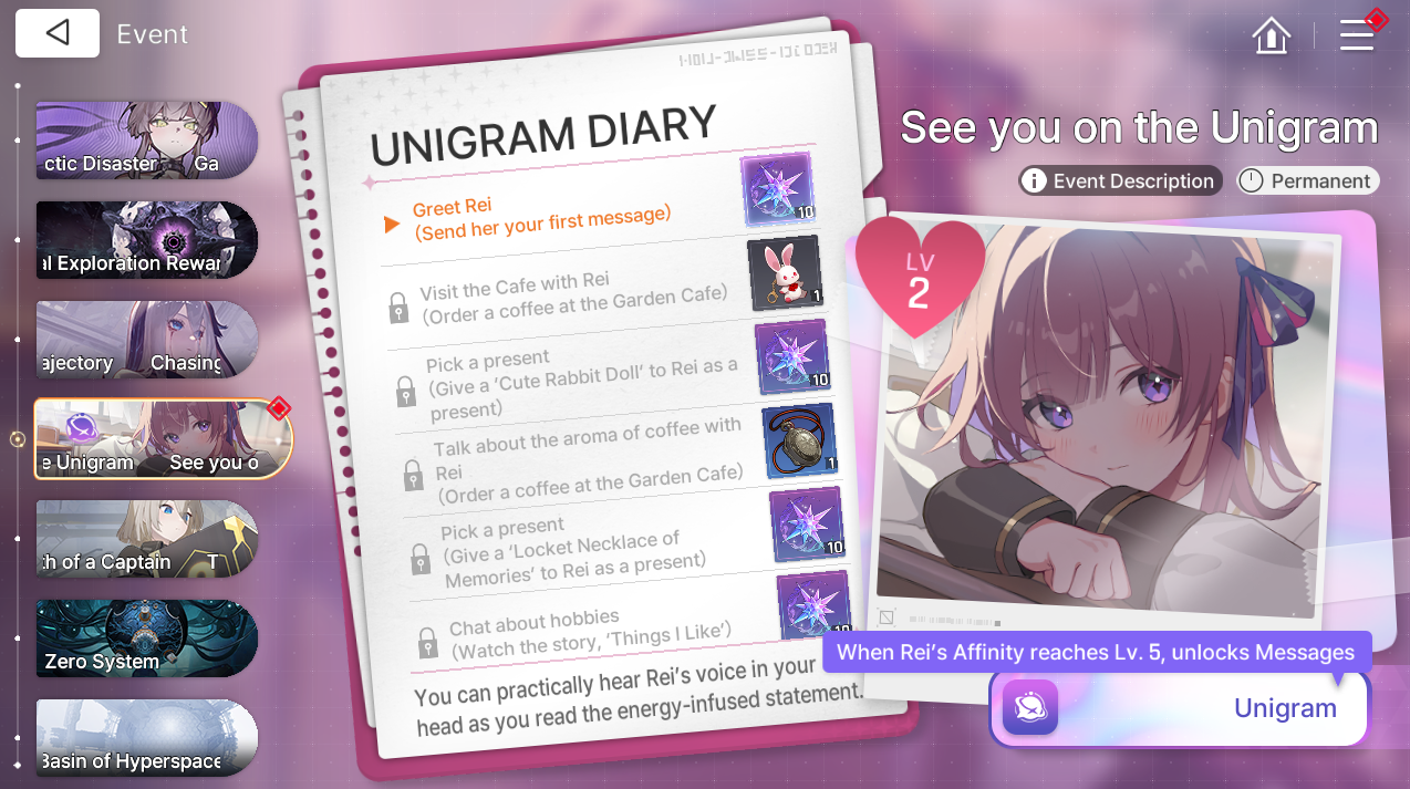 Chaos Zero Nightmare | Unigram Guide | CZN - GameWith