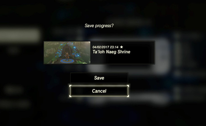 BotW | How To Save Game | Zelda Breath Of The Wild - GameWith