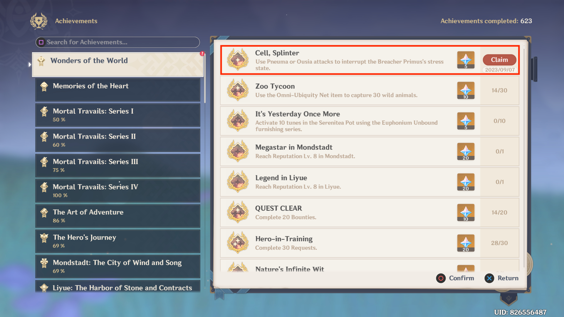 Genshin Impact | Cell, Splinter Achievement Guide - GameWith