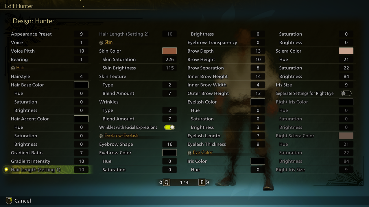 MH Wilds | Female & Male Character Creation Presets Recipes | Monster ...