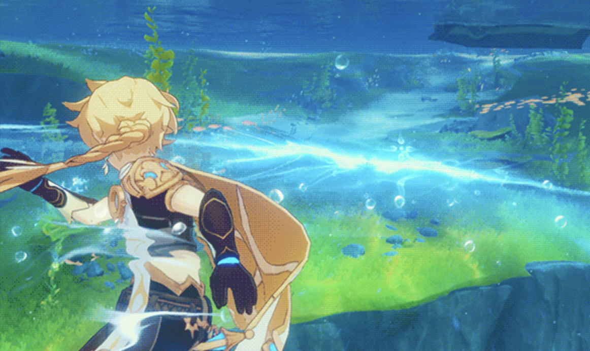 Genshin Impact | Fontaine Underwater Exploration - How To Go & Fight ...