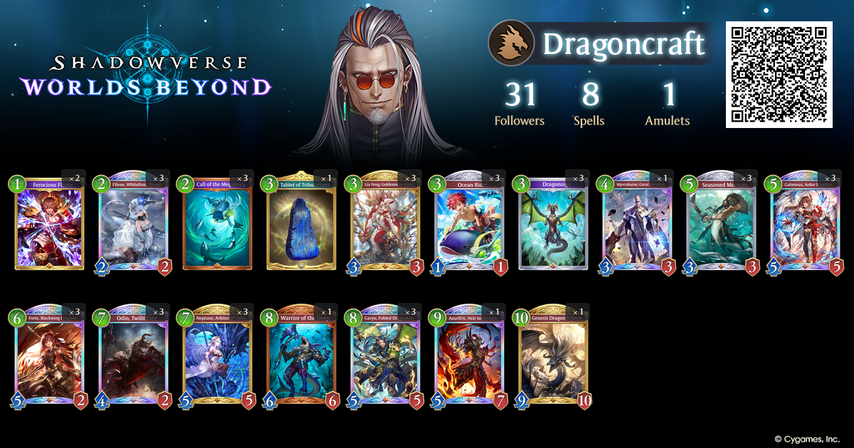 Shadowverse: Worlds Beyond | Storm Dragoncraft - Best Deck Recipe ...