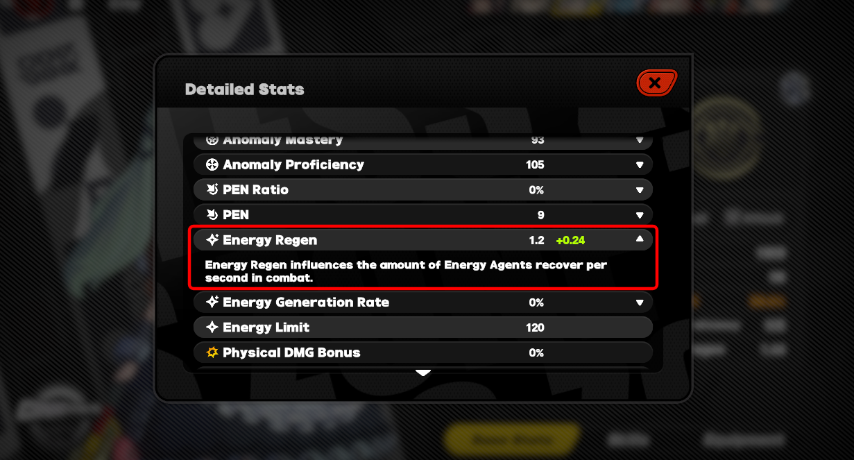 Energy Regen & Energy Generation Rate Stats Guide | Zenless Zone Zero (ZZZ) - GameWith