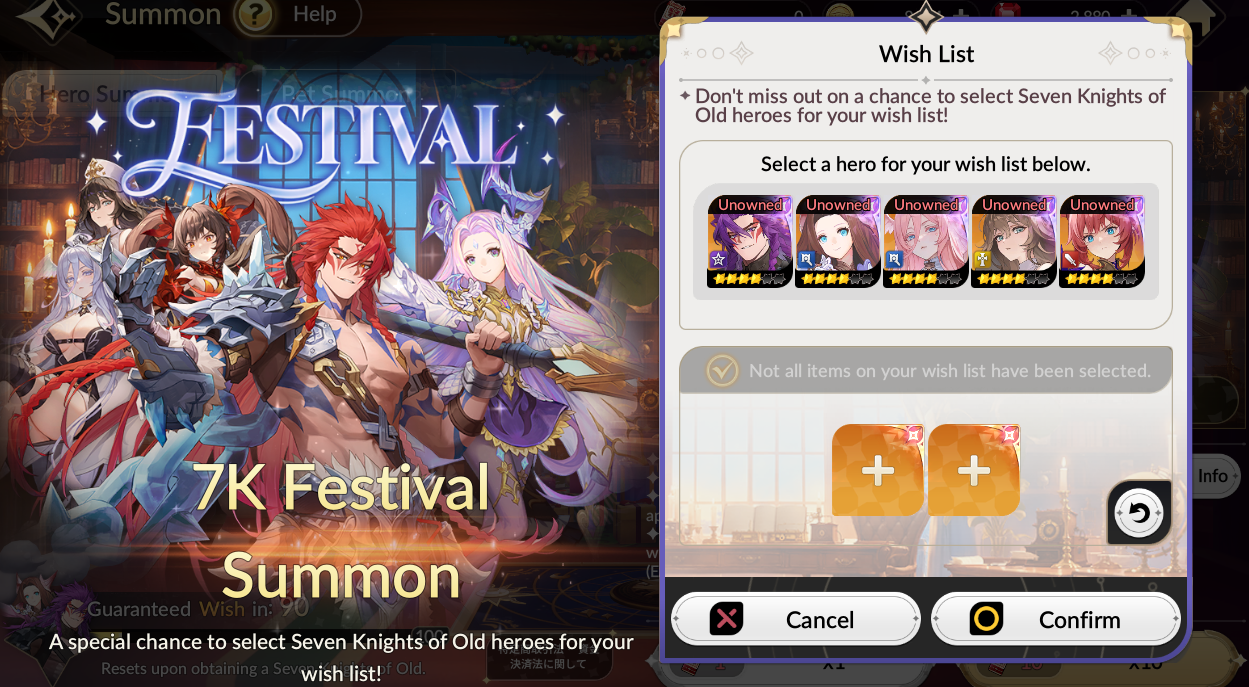 Seven Knights Rebirth | Best 7K Festival Summon | Best Hero to Pick ...