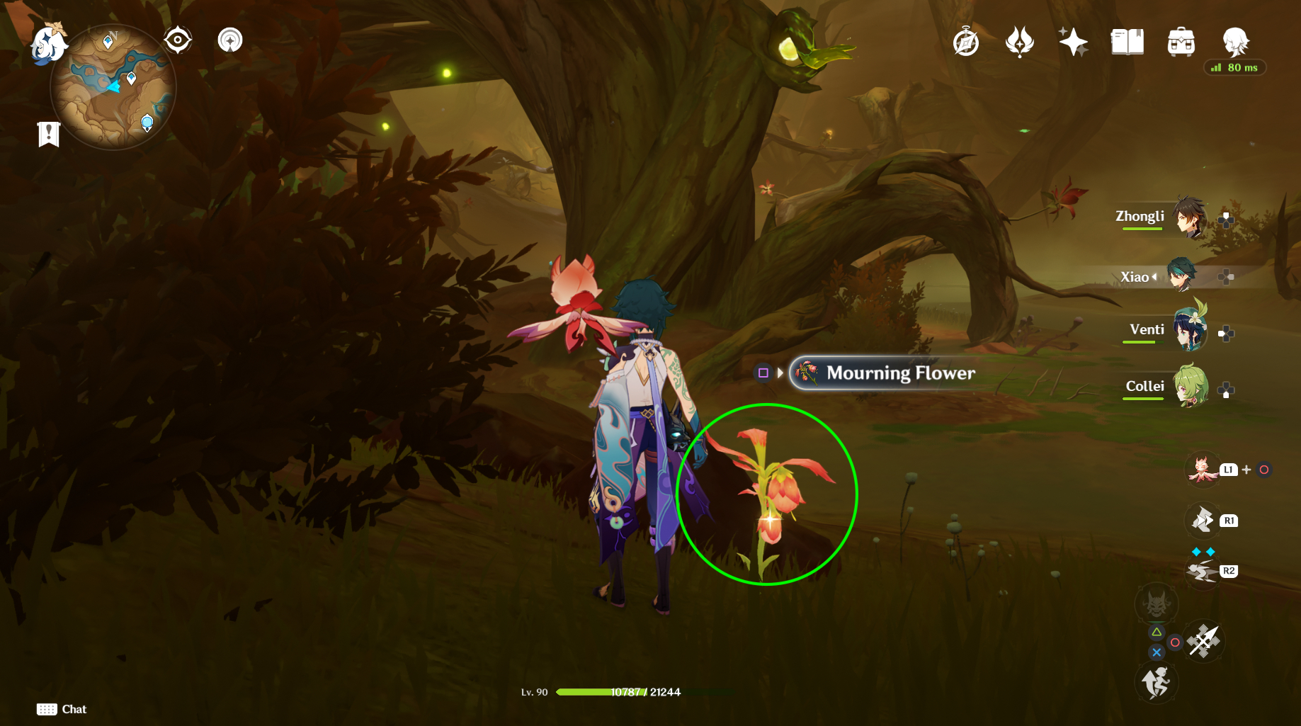 Genshin Impact | Mourning Flower Location & Farm Routes - GameWith