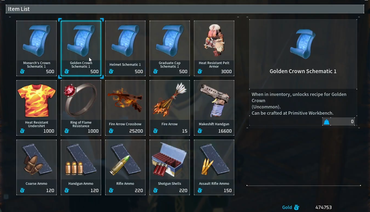 Palworld | Golden Crown Schematic - How To Get - GameWith