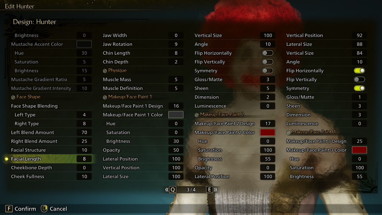 MH Wilds | Female & Male Character Creation Presets Recipes | Monster ...