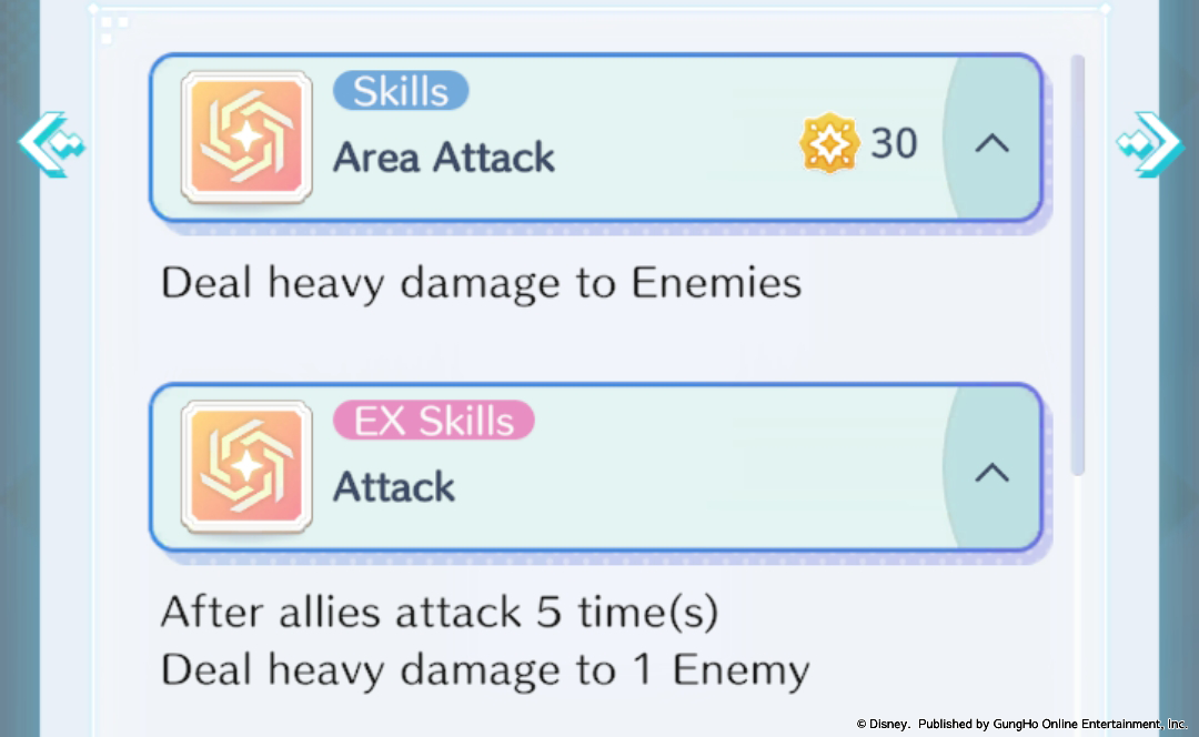 EX Skill List and Best Combinations | Disney Pixel RPG - GameWith