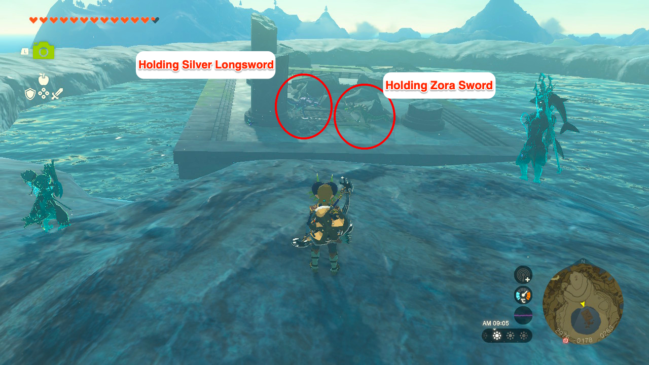 TotK | Recommended Locations For Collecting Weapons | Zelda Tears Of ...
