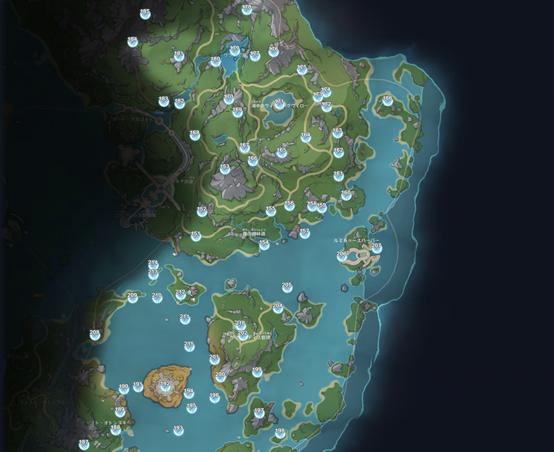 Genshin Impact | Oculus Map Location Guide - GameWith